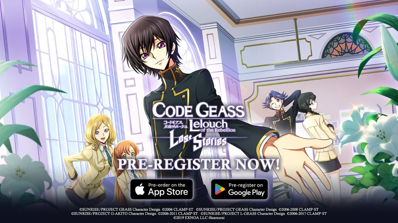 Code Geass: Lost Stories: La versión en Inglés del juego saldrá en 2023