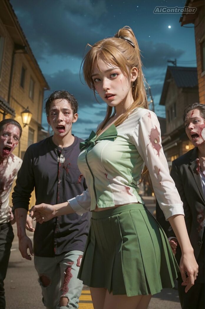 Highschool of the Dead: Rei Miyamoto es traída a la vida por una IA