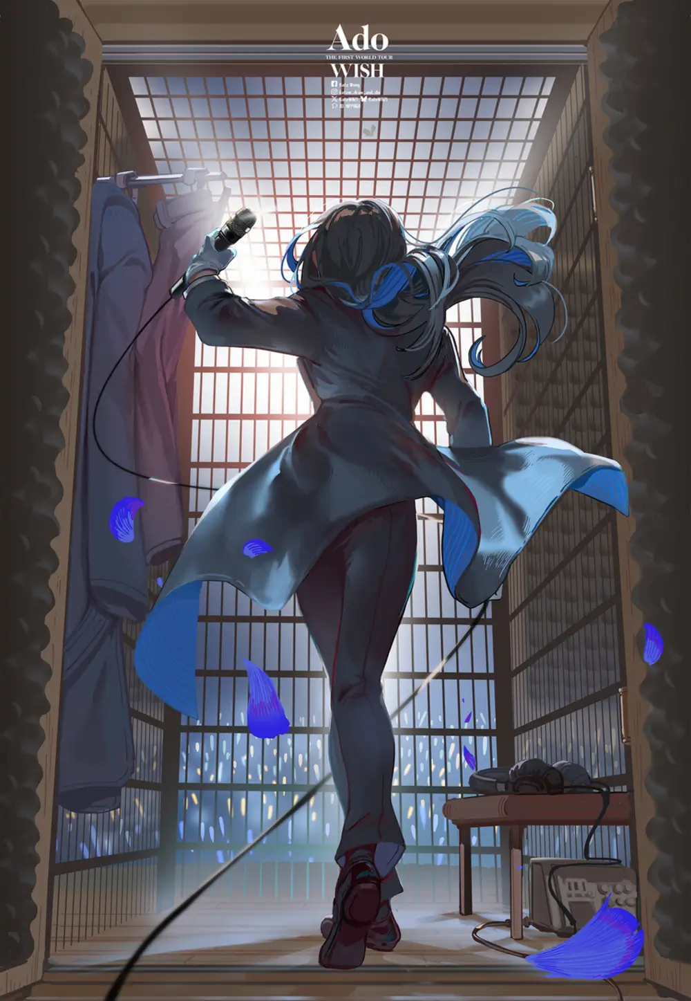 Ado deslumbra en nueva ilustración promocional de su show “WISH”