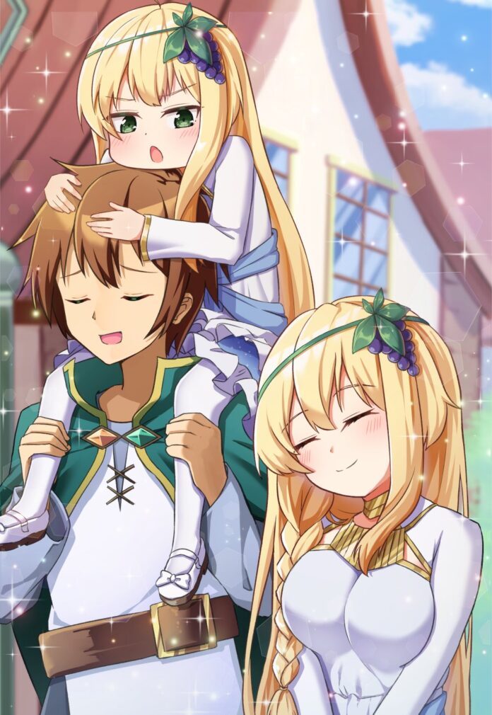 KonoSuba!Iris and Kazuma have their happy ending in a new illustration.