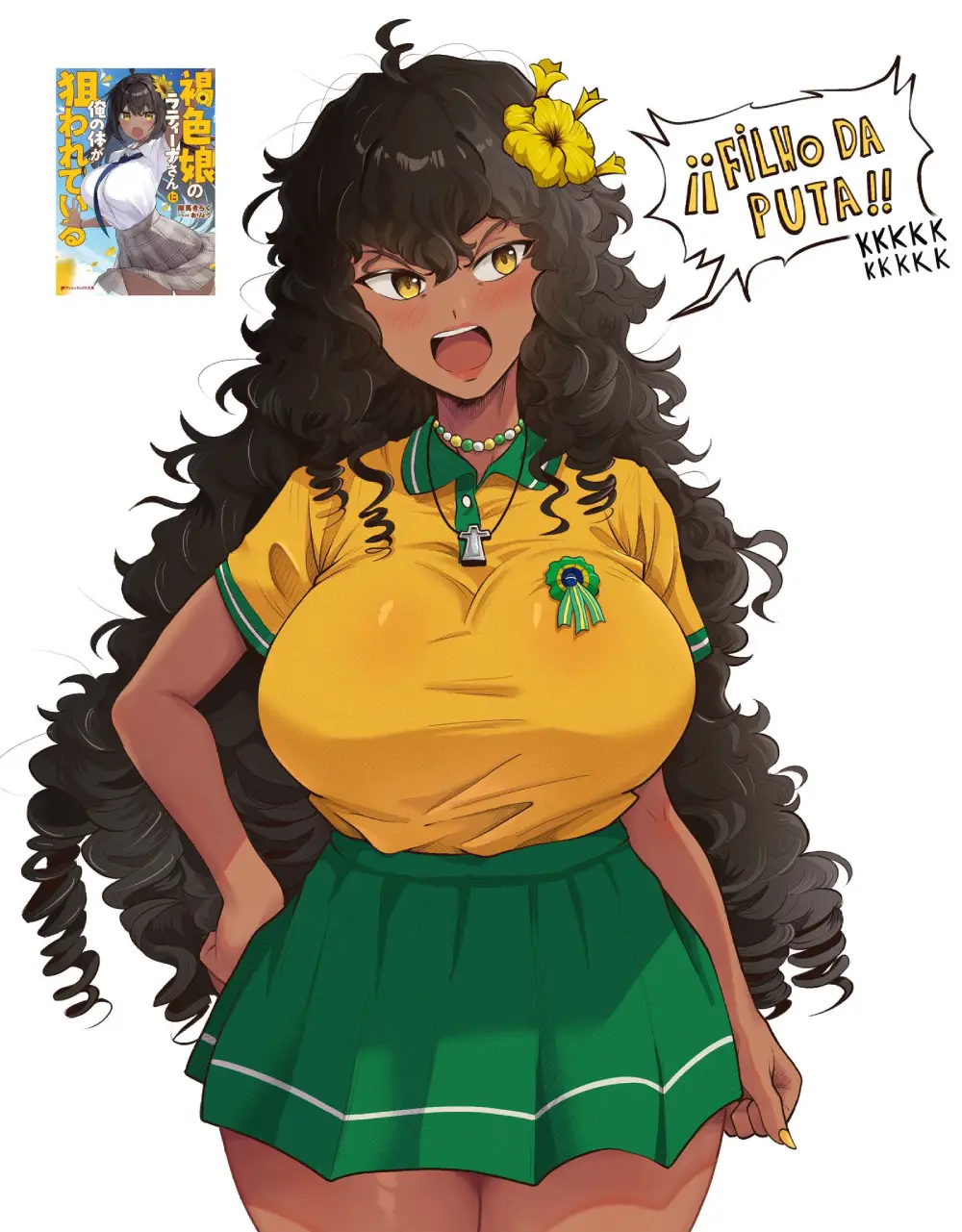 Kasshoku Musume no latina-san: Artista latino causa polémica por ...