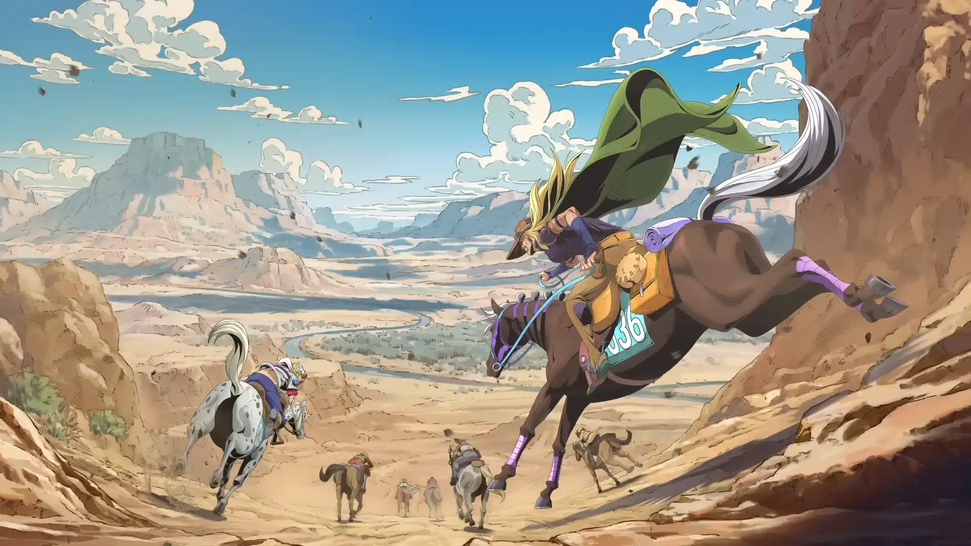 El anime JoJo's Bizarre Adventure Steel Ball Run se estrenará en 2026