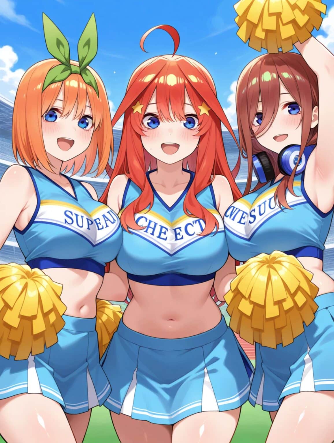 Go-Toubun no Hanayome: Miku, Itsuki y Yotsuba se visten como lindas ...